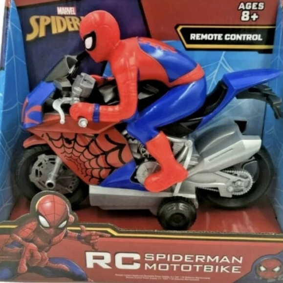 Marvel | Toys | Marvel Spiderman Rc Spiderman Motorbike | Poshmark